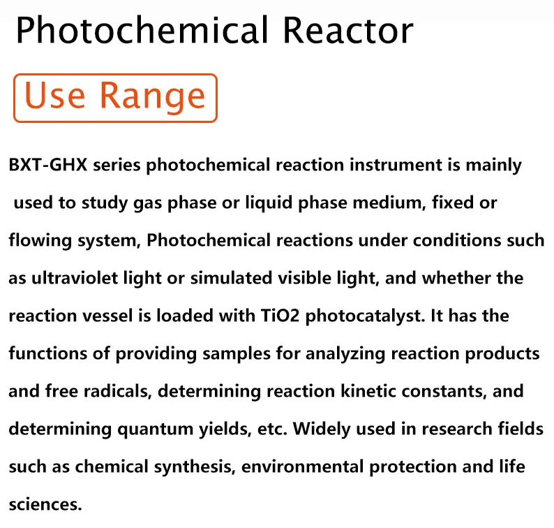 Photochemical Photocatalytic Reactor for Chemical Experiments