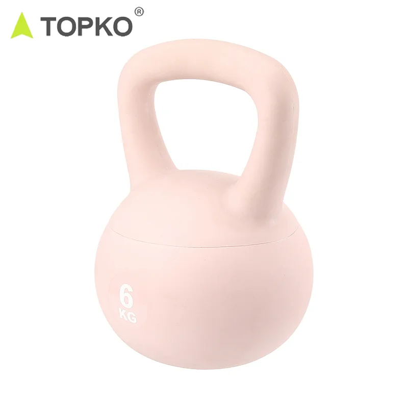 TOPKO High Quality PVC Soft Kettlebell Multifunctional Kettle Bell Gym ...