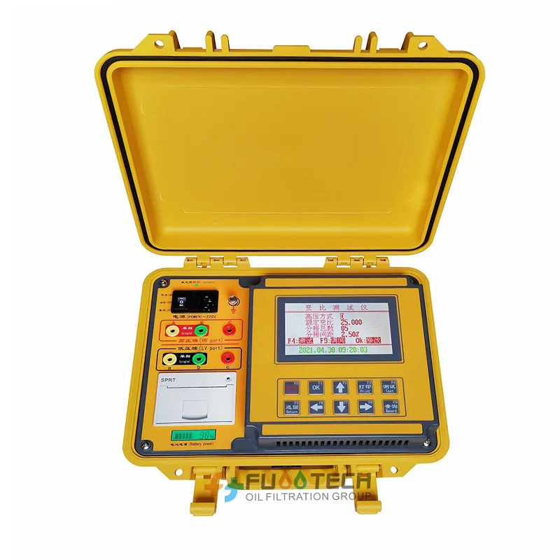 Transformer Oil Test Equipment TTR Test Set Transformer Turns Ratio ...