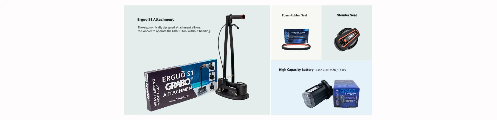 Nemo Limited - portable electric vacuum grabber, glass sucker