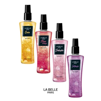 La Belle Paris - Kit Body Splash - 4 Types - Seduction,Coconut,Intense ...