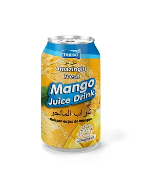 High Quality Mango Fruit Juice Drink 330ml Canned Tan Do Brand/ Private ...