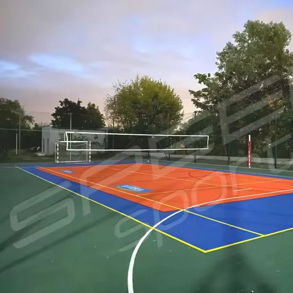 Tennis Court Modular Portable 199m2 - Interlocking Flooring Outdoor ...