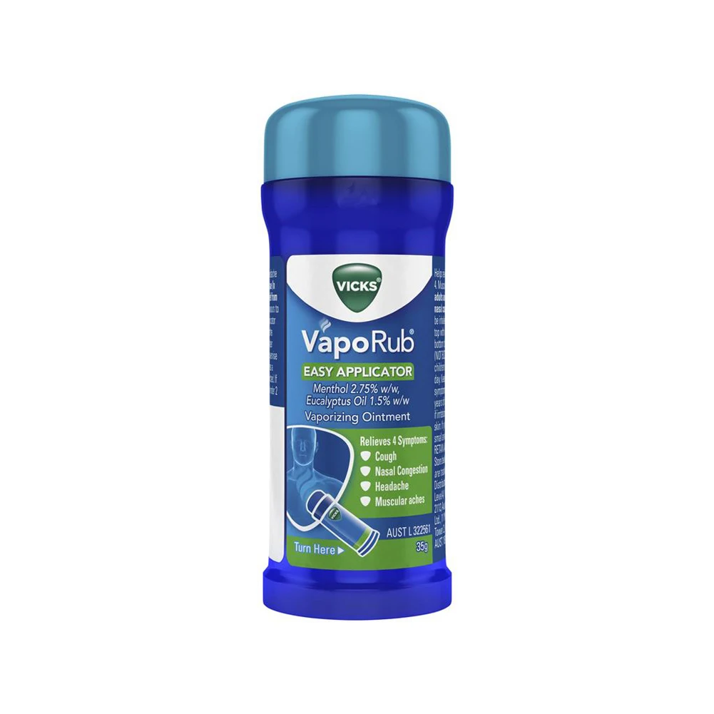 Vicks Vaporub Inhaler Babyrub Cough Drops Vapopads Soothing Menthol ...