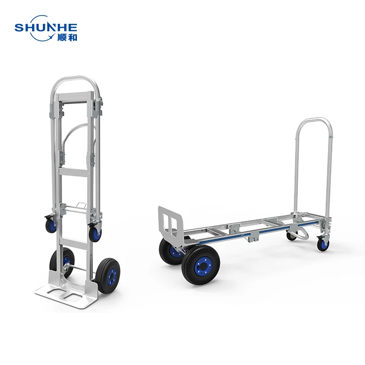 Multifunctional Heavy Duty Aluminum Hand Truck Foldable Trolley Load ...