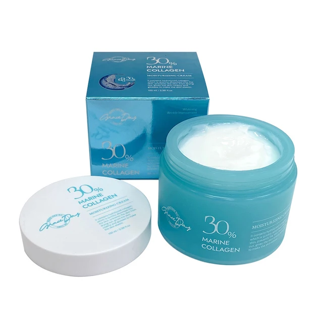 Crème Hydratante Au Collagène Marin Acide Hyaluronique Produit De ...