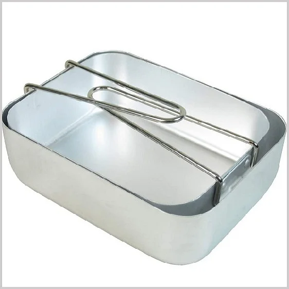 Aluminum Mess Tin Kit Lunch Box Survival Messtin With Handle - Buy ...