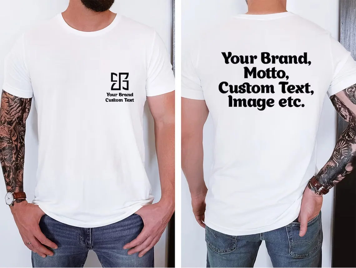 Unisex Custom T-Shirts with Embroidery - Perfect for Events