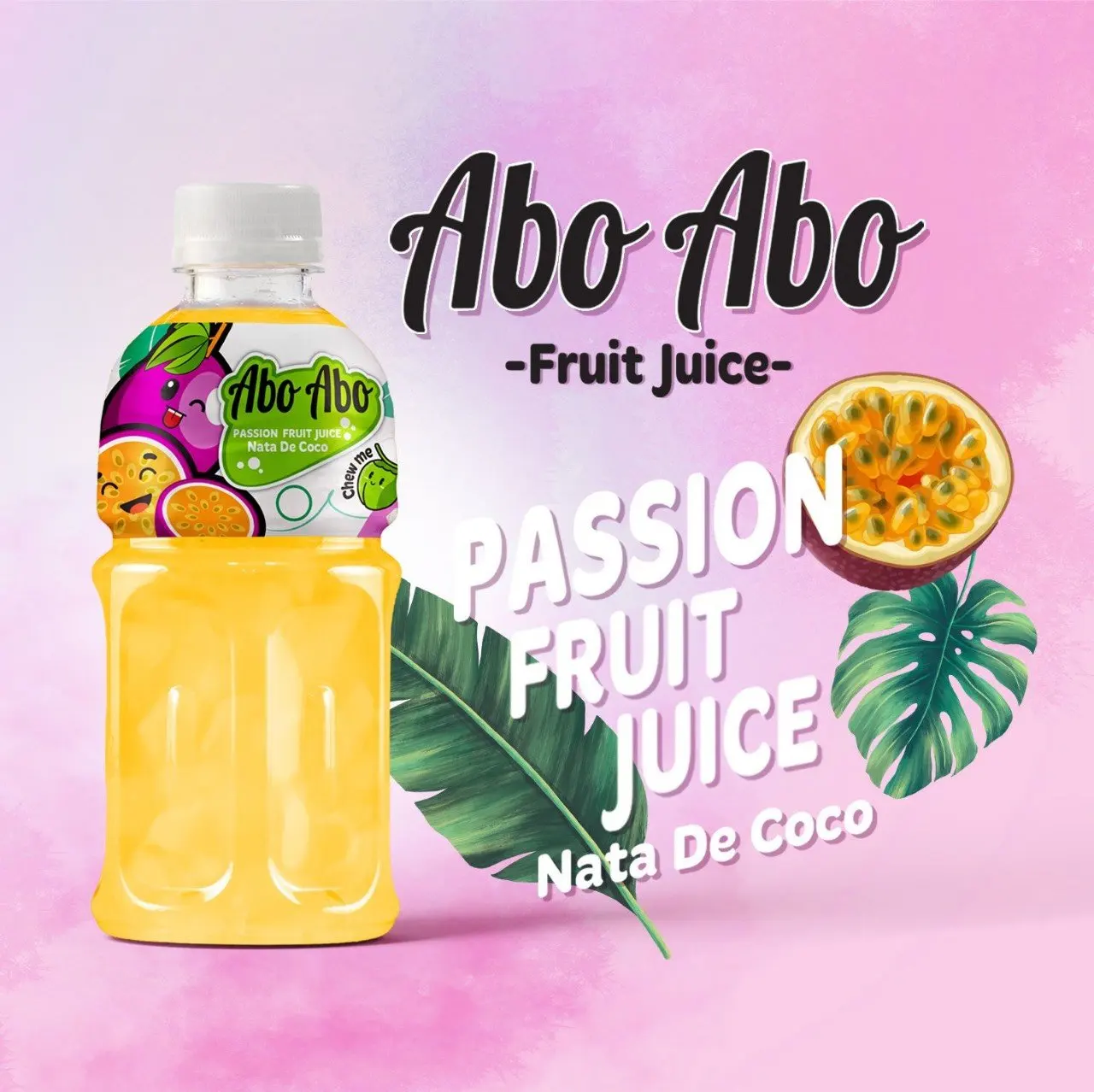 ABO ABO Fruit Juice Concentrate Boxed Set-Coconut Jelly Mango Orange ...