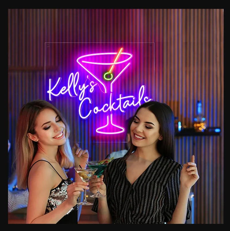 Customized Letters Neon Signs Flexible Rgb Party Supplies Happy ...