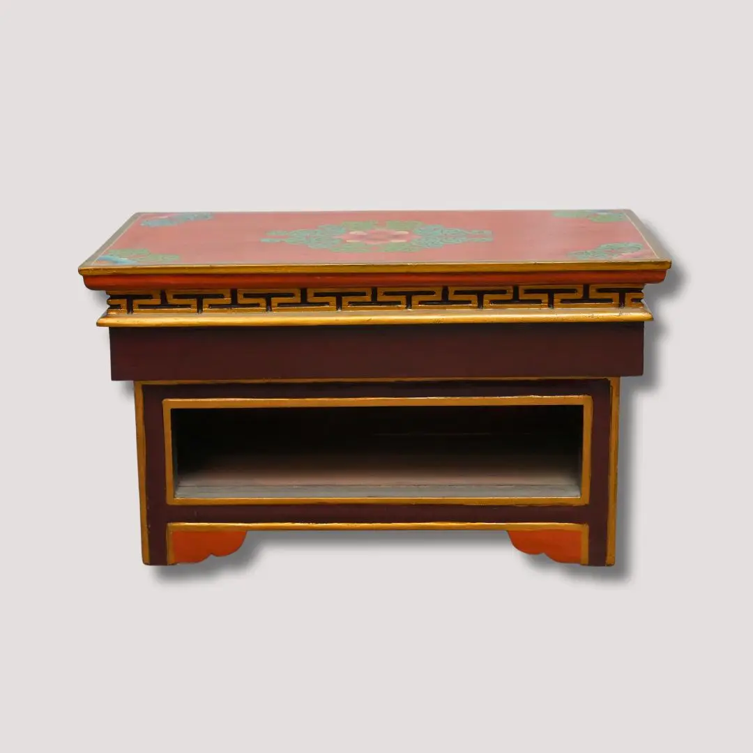 Tibetan Handpainted/handcarved Alter Shrine Table Wholesale From Nepal ...