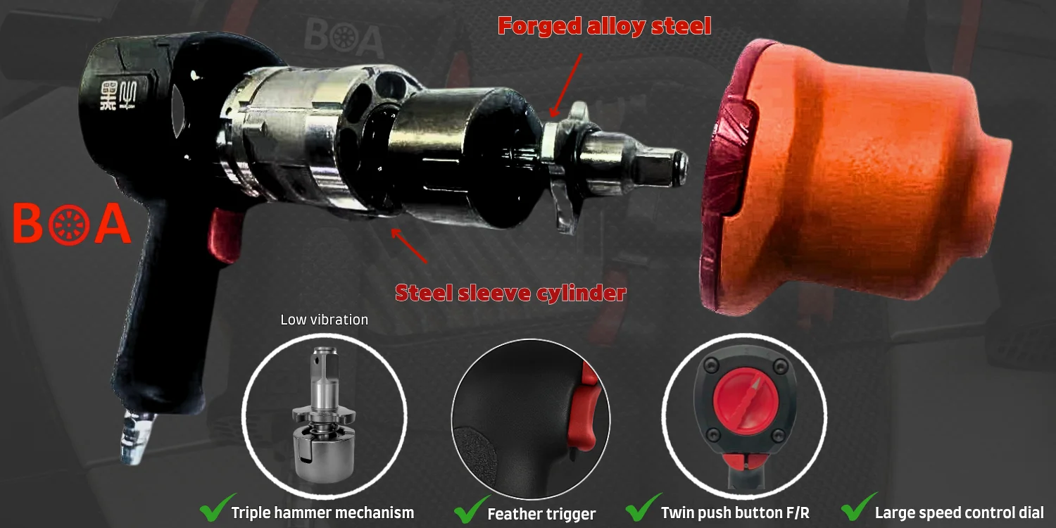 1/2 Inch Customizable Industrial Impact Wrenches with OEM Support ...