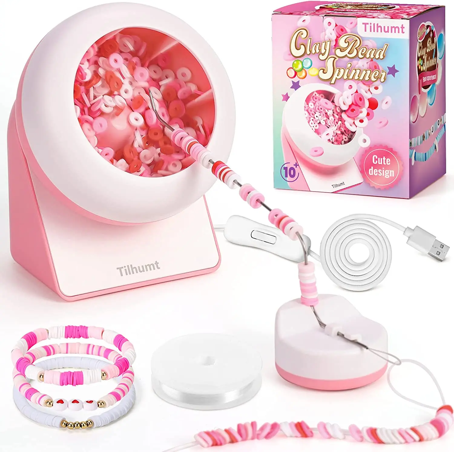 Clay Bead Spinner Electricly Bead Spinner For Jewelry Making Automatic ...