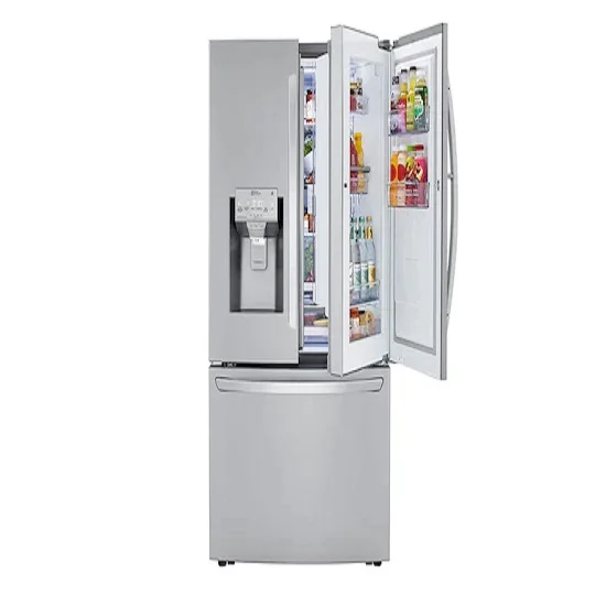 152l Fashion Glass Door Refrigerator Used For Sale Top Freezer Double ...