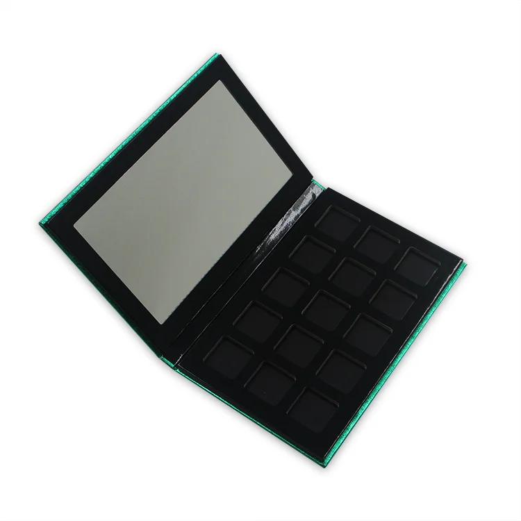 Factory Custom Magnetic Eyeshadow Palette 12 Colors Matte Black ...