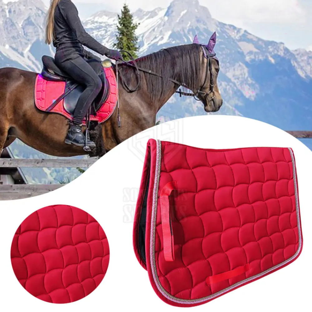 Customized Saddle Pad Equine Tack Jumping Horse Saddle Pad Equestrian ...