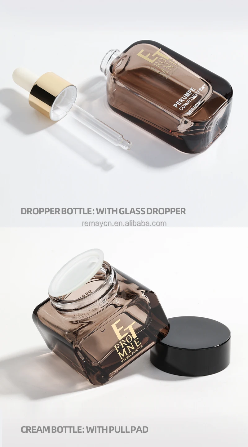 Shop Our in Stock Frosted Glass Cream Dispenser Containers