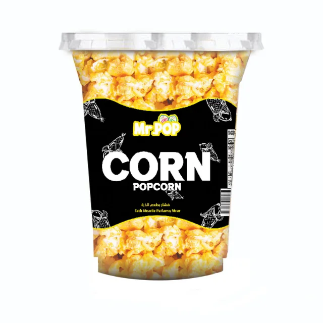 Mr Pop Popcorn Sweet Corn Flavor Halal Production Natural Color Content ...