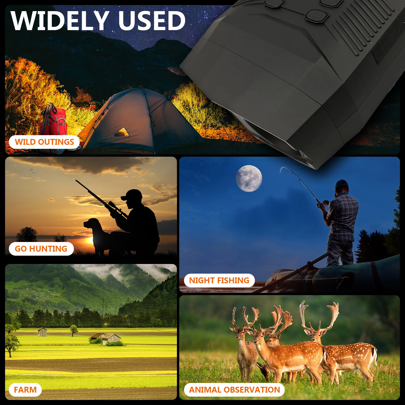 Long Distance Night Vision Scope Nv6000 Full Color Scope Outdoor ...