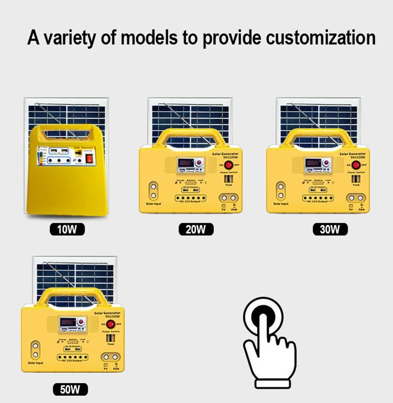 Portable Indoor Lighting - Rechargeable Mini Solar System
