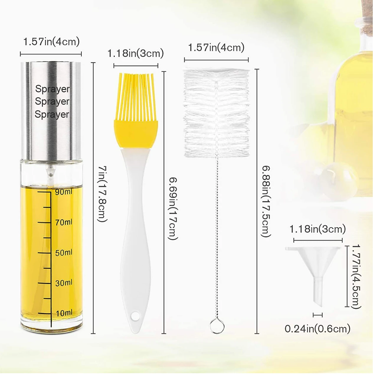 Kitchen Home Gadgets Tools Barbecue Sprayer Grilling Oil For Cooking ...