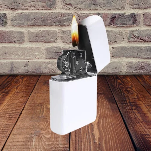 Custom Logo Blank Sublimation Metal Lighter With Case Holding - Buy ...