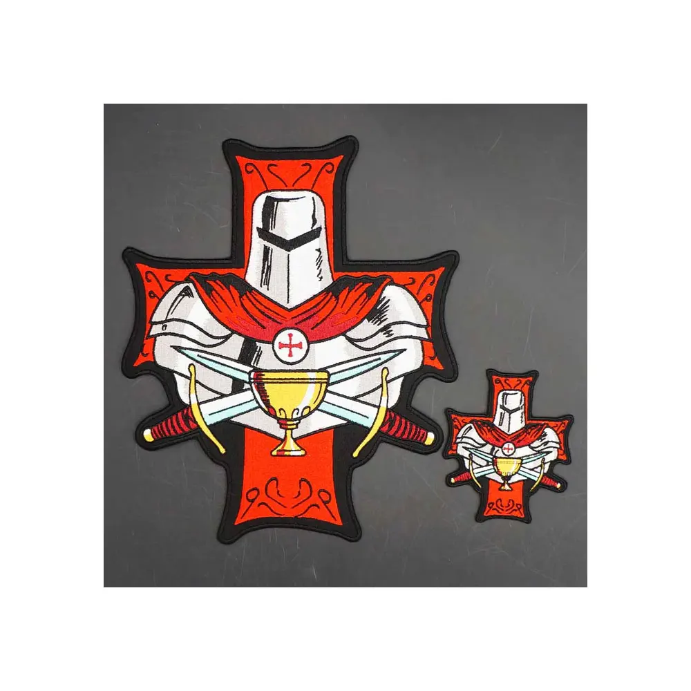 Knights Templar Commandery Patch New Design Embroidered Masonic Patch ...