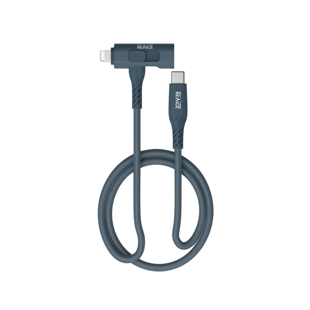 Type-c Pd Data Cable 2-in-1 Pd Fast Charging Cable 1-in-2 Nylon Braided Cable Made In Taiwan ...