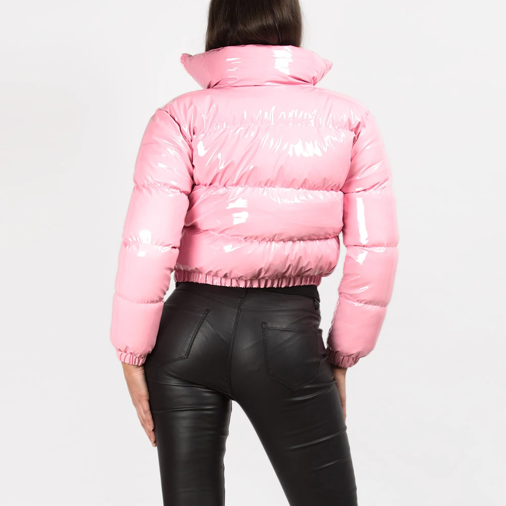 Women Puffer Bubble Crop Coats - Winter Fashion Essentials