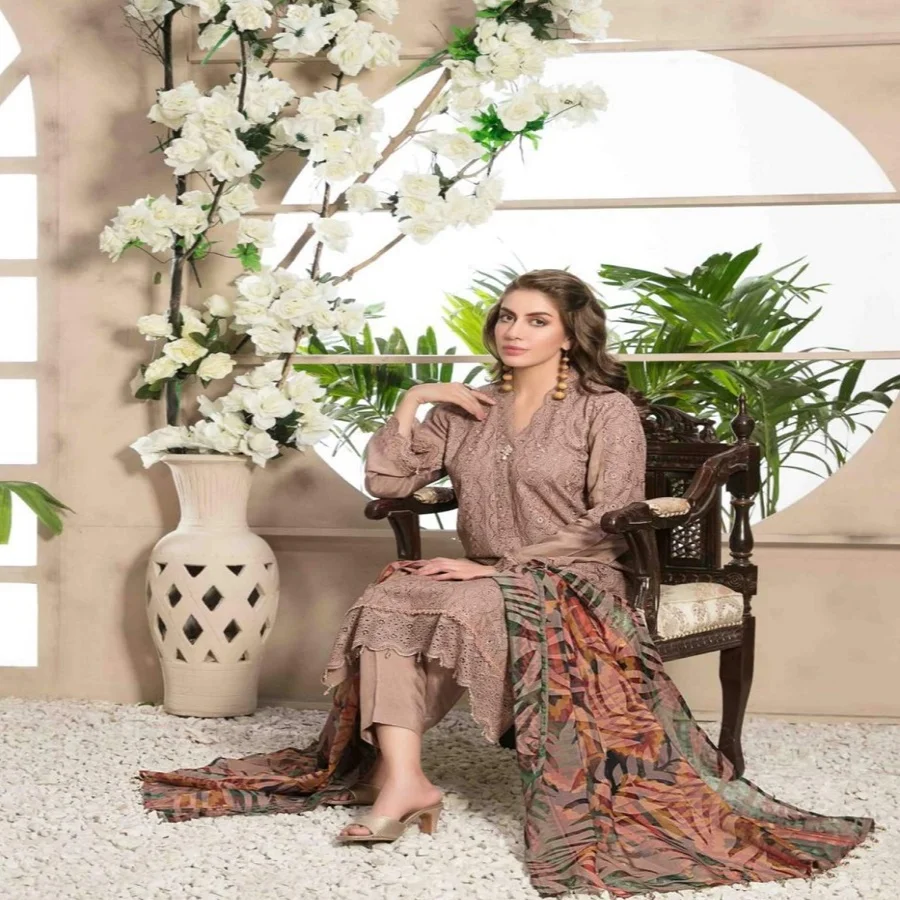 Pakistan And Indian Shalwar Kameez Suits On Viscose Fabric Formal Wears By Tawakkal Volume Noor ...