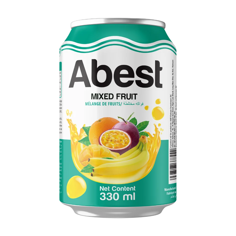 Abest Mixed Fruit Juice - Premium Soft Drinks in 330ml