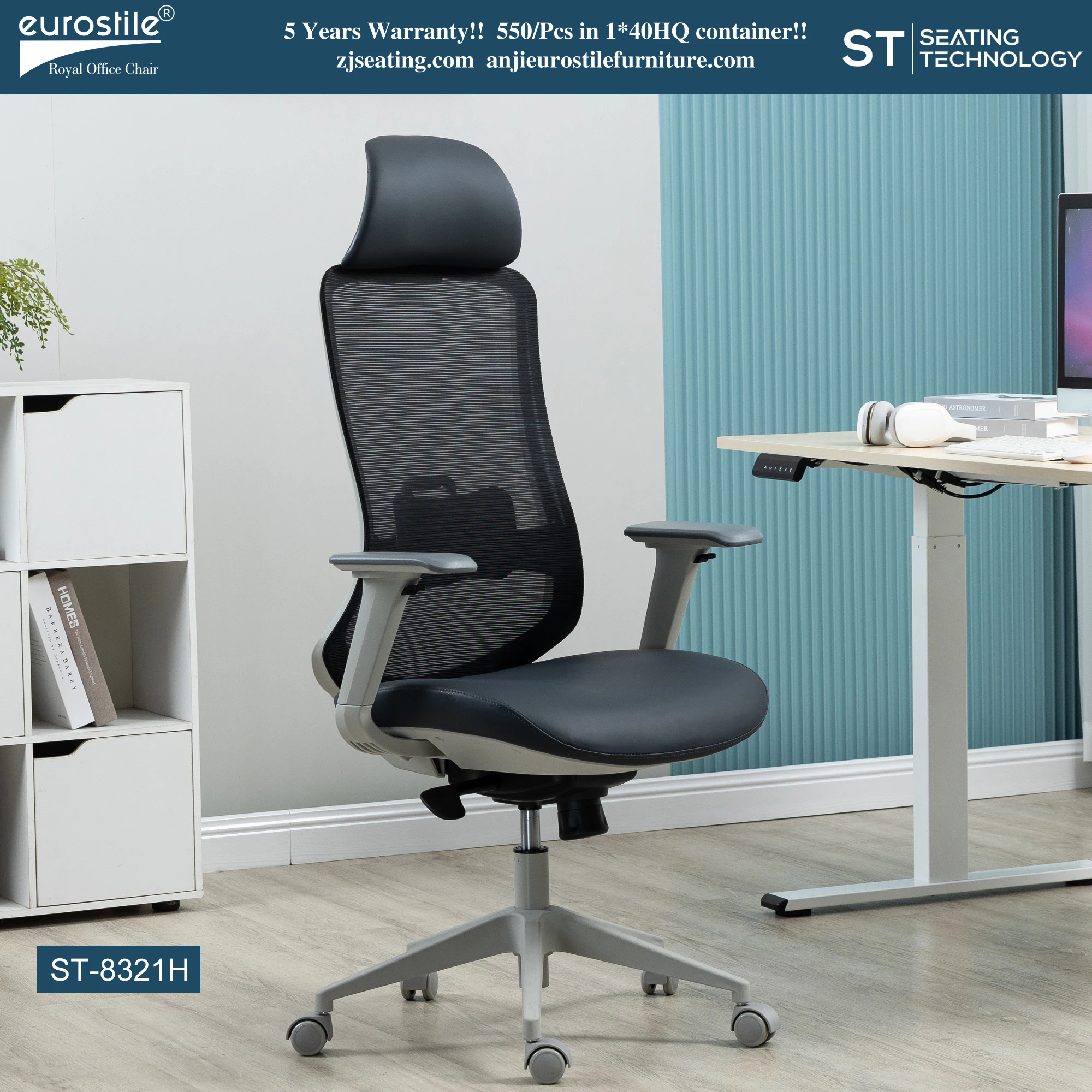 Eurostile High Quality 360 Degree High Back Revolving Mesh Chair ...