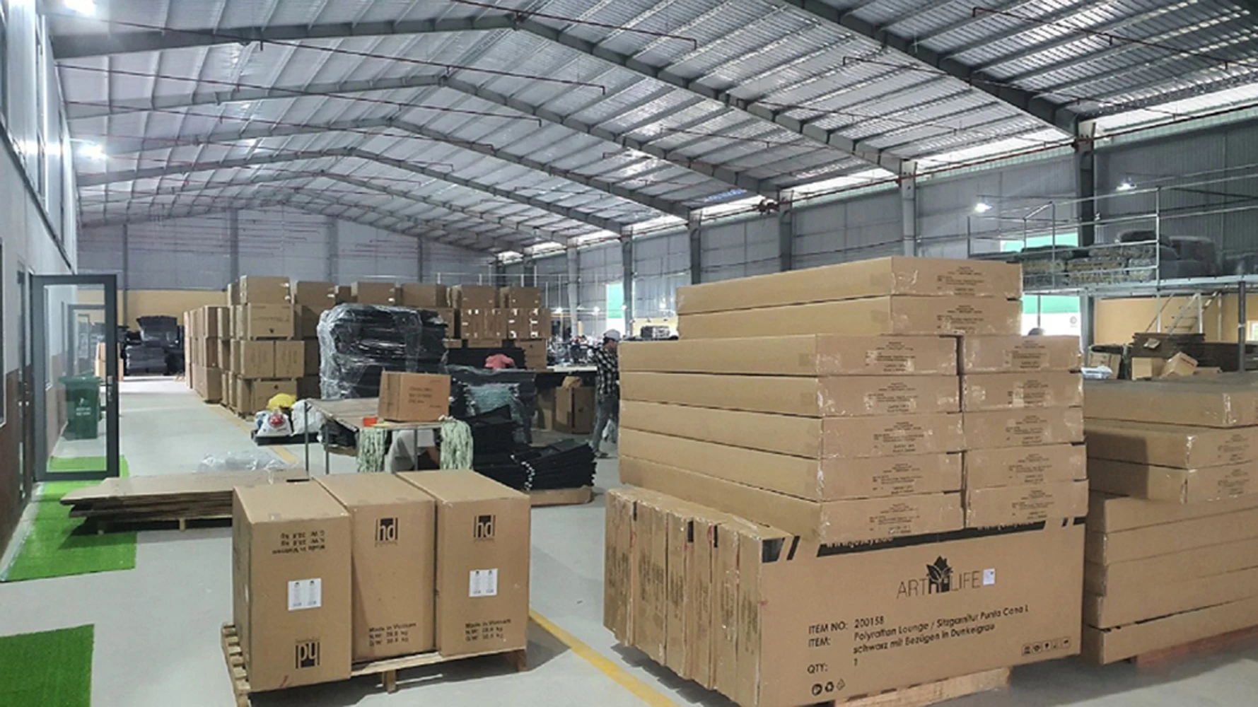 High Quality Cheap Price Pe Rattan Wicker Garden Furniture Lounger ...