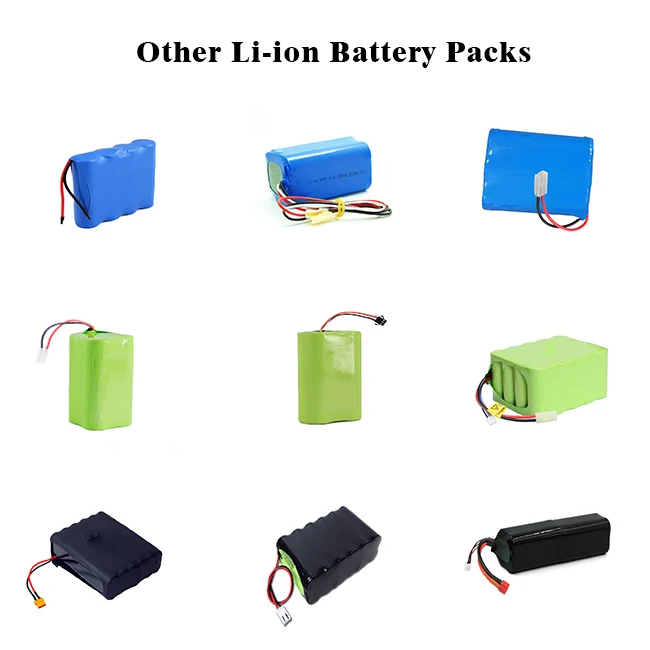 14.8v 2600mah Lithium 18650 Battery Pack Customize 3.7v 7.4v 12v 3ah ...