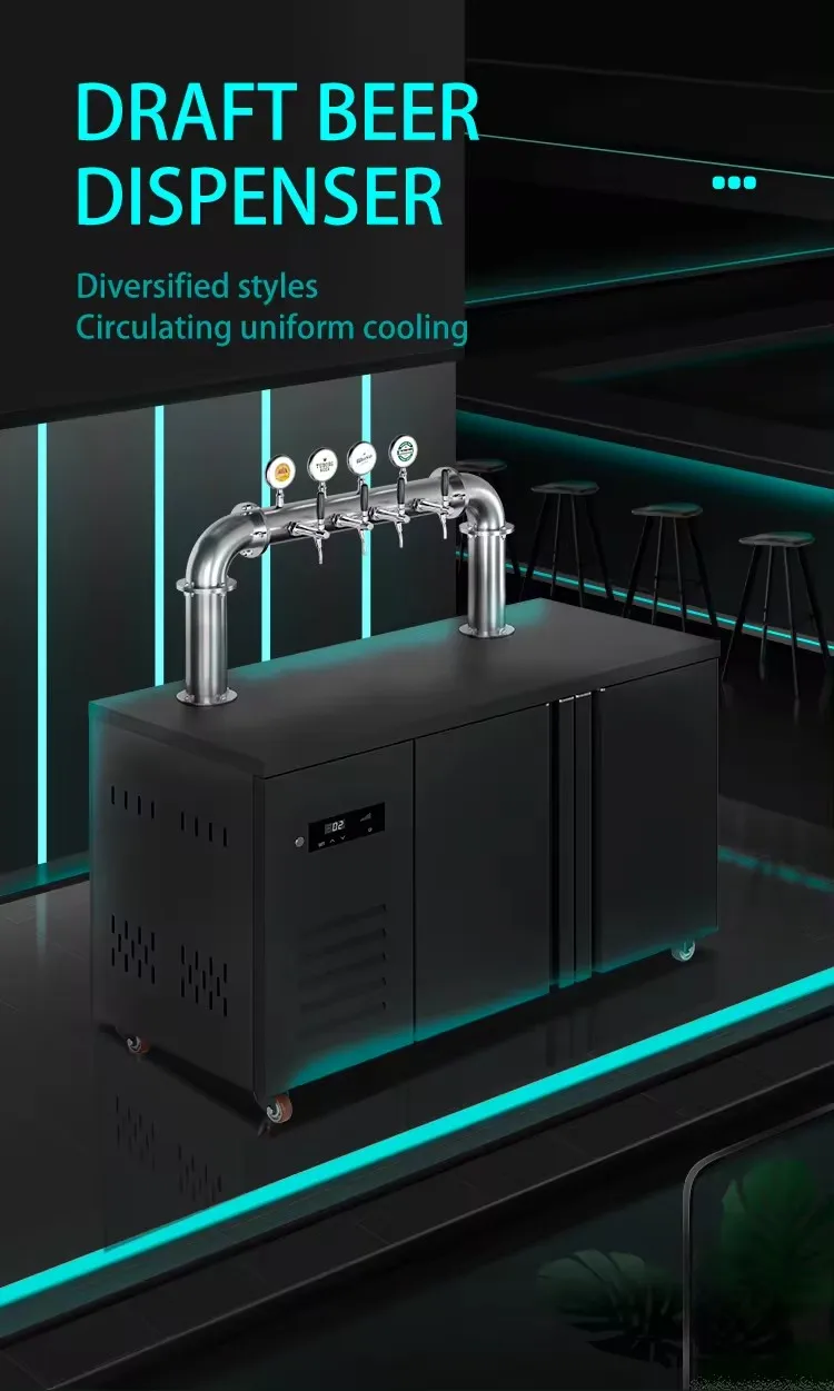 Commercial Draft Beer Dispenser Kegerator Beer Keg Cooler Machine ...