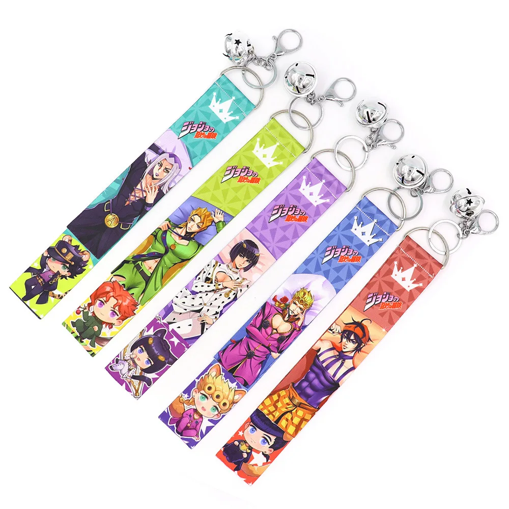 Cartoon Double-sided Anime Character Lanyard Key Chain Backpack ...