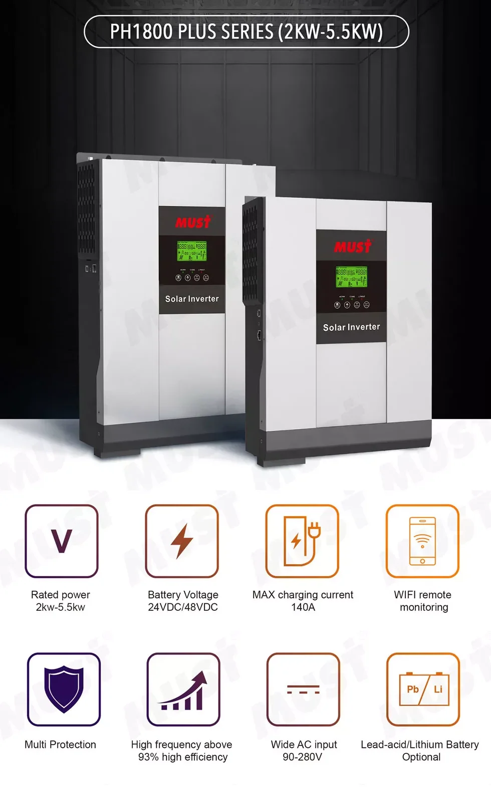 3相逆变器混合太阳能逆变器3kva 5kva 3kw 5kw 15kw Mppt离网太阳能逆变器价格 - Buy 1000w 2000w 3000w 5000w 8000w 10000w混合 ...