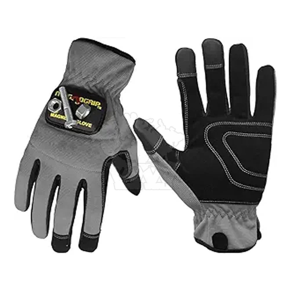 Construction Safety Leather Magnate Gloves Wholesale Cheap Breathable ...