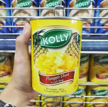 High Quality Malaysia Factory Canned Pineapple Slices In Light Syrup ...