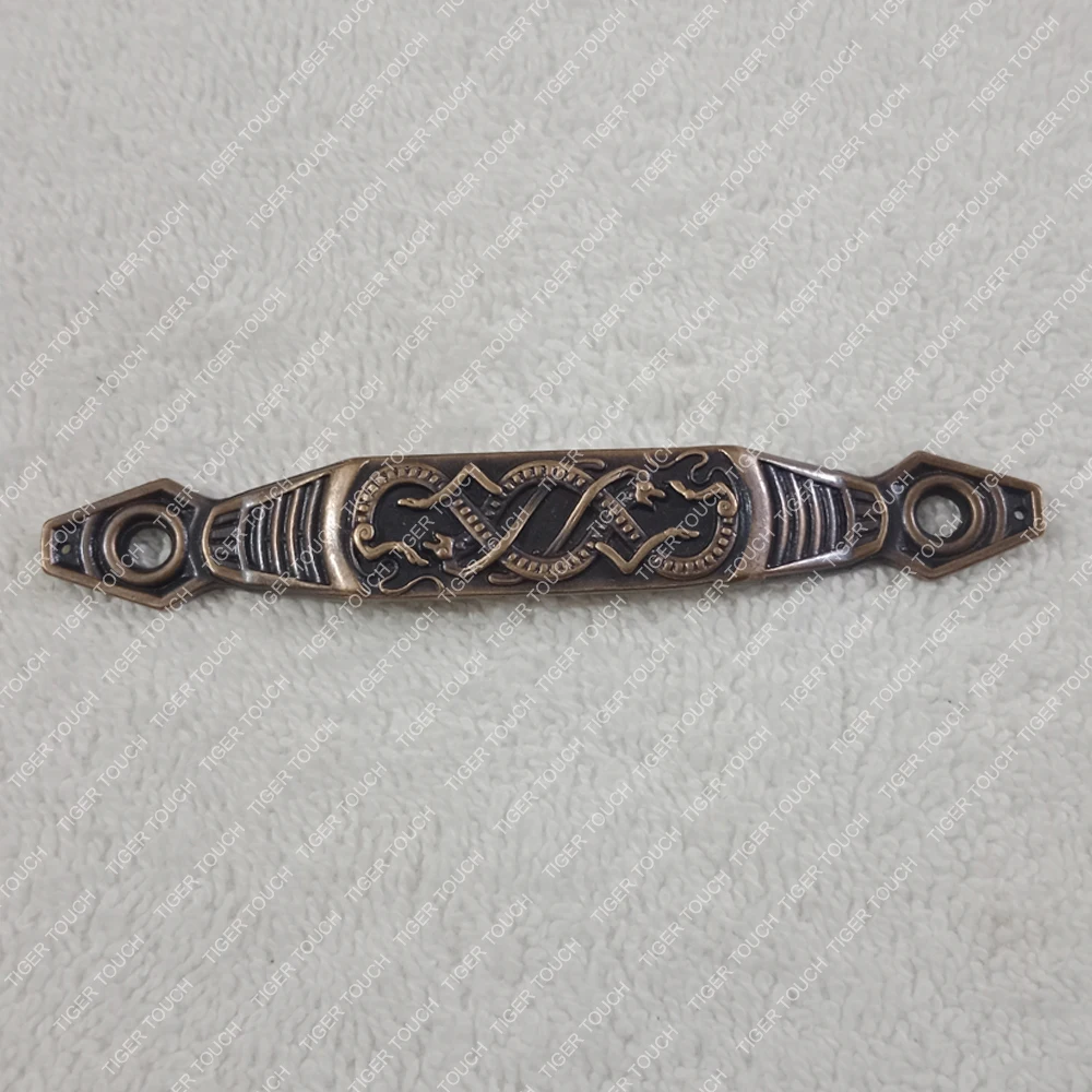 Belt Loop For Viking Sword Scabbard Small Serpents Bronze Belt Loop For ...