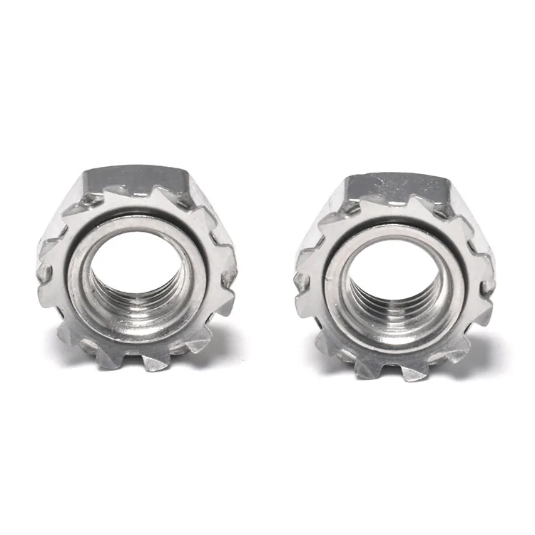 M3 M4 M5 M6 M8 M10 Ss304 316 Self Locking Wheel Nylon Tooth K Lock Nuts ...