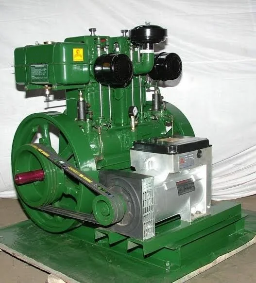 Water Cooled Diesel Engine - Double Cylinder Lister Type