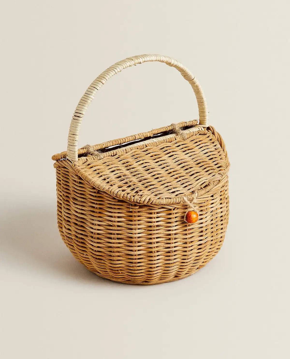 Kids Castle Play House Toys Rattan Storage Basket Bag Handmade ...