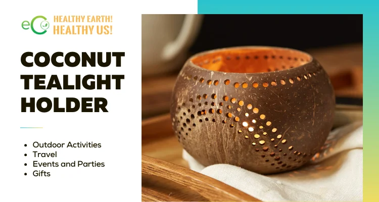 Best Seller Coconut Shell Tea Light Holder/ Coconut Candle Holder for ...