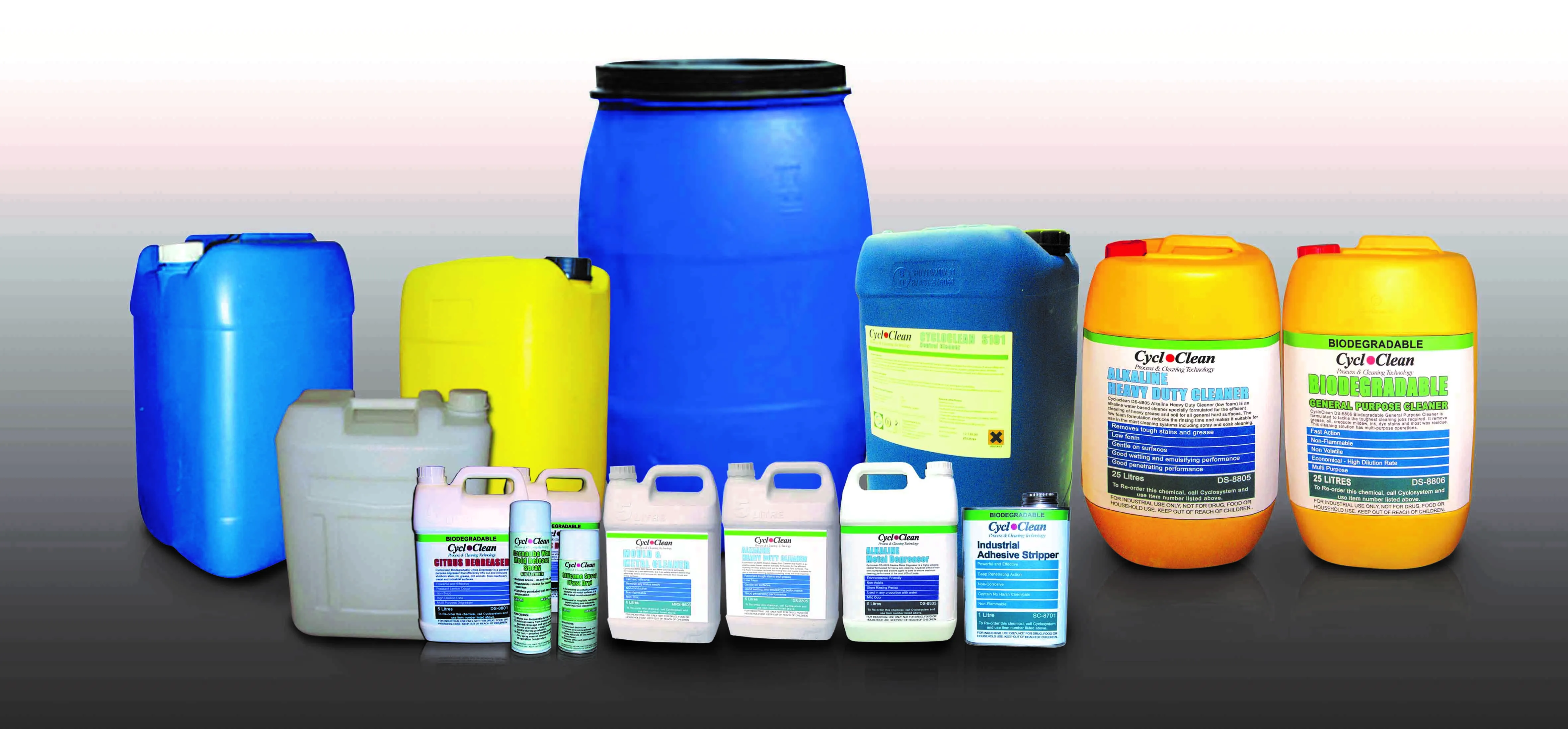 Cycloclean Bio-degradable Cleaning Detergent Cyclosystem Industrial ...