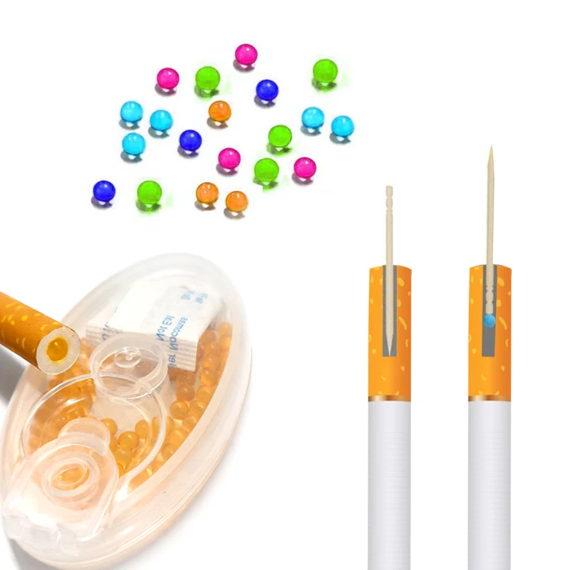 explosive beads thick and fine smoke menthol cigarette filter capsules ...