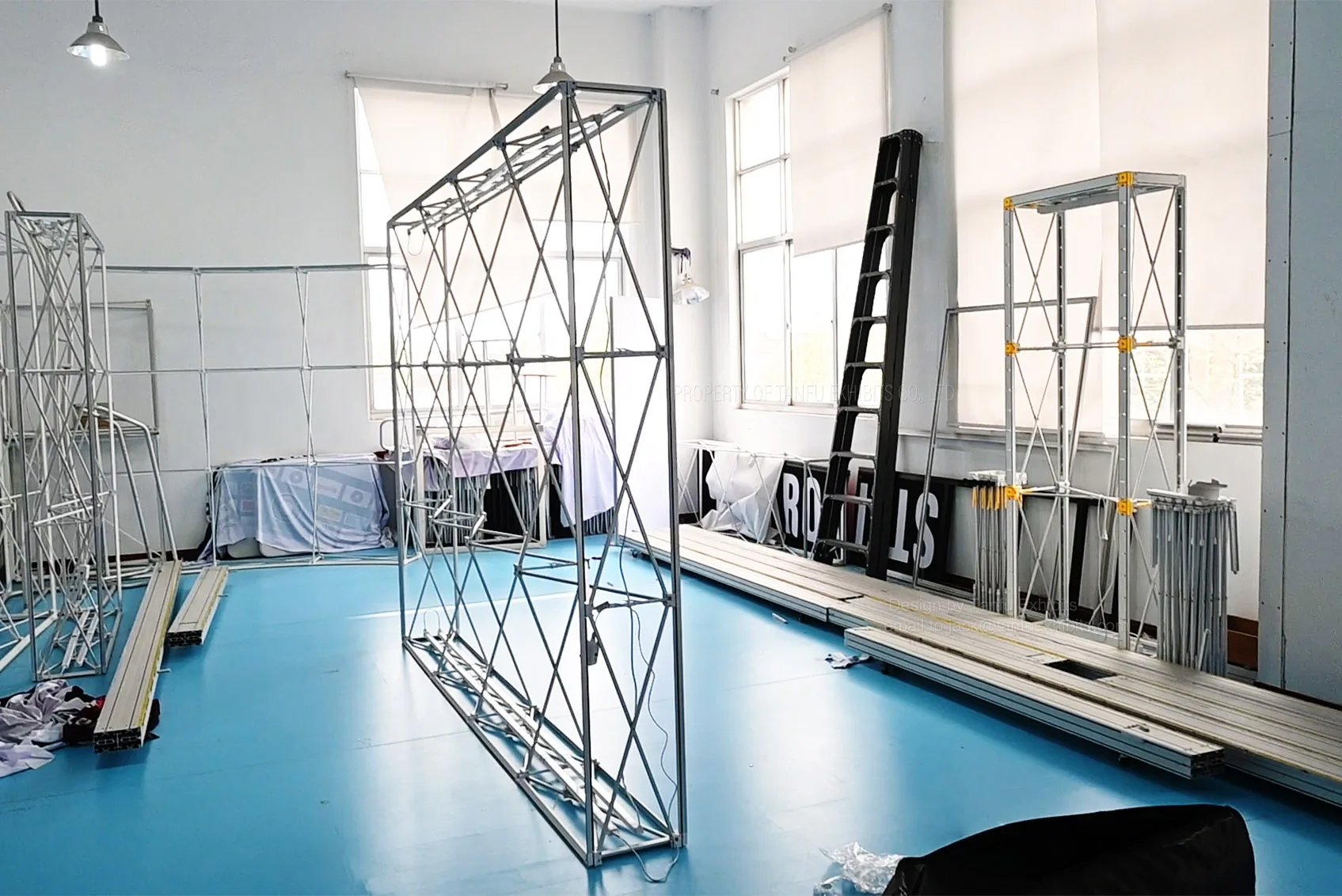 Customized Trade Show Backdrop Wall Seg Pop Up Backlit Light Box ...