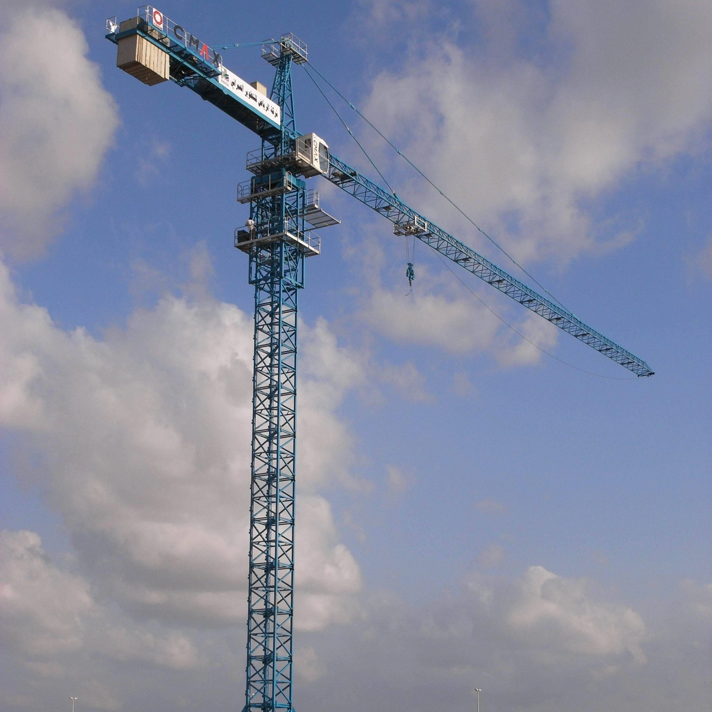 Topkit Tower Crane New Zoomlion Construction Works 6 tons 8 Ton 60 ...