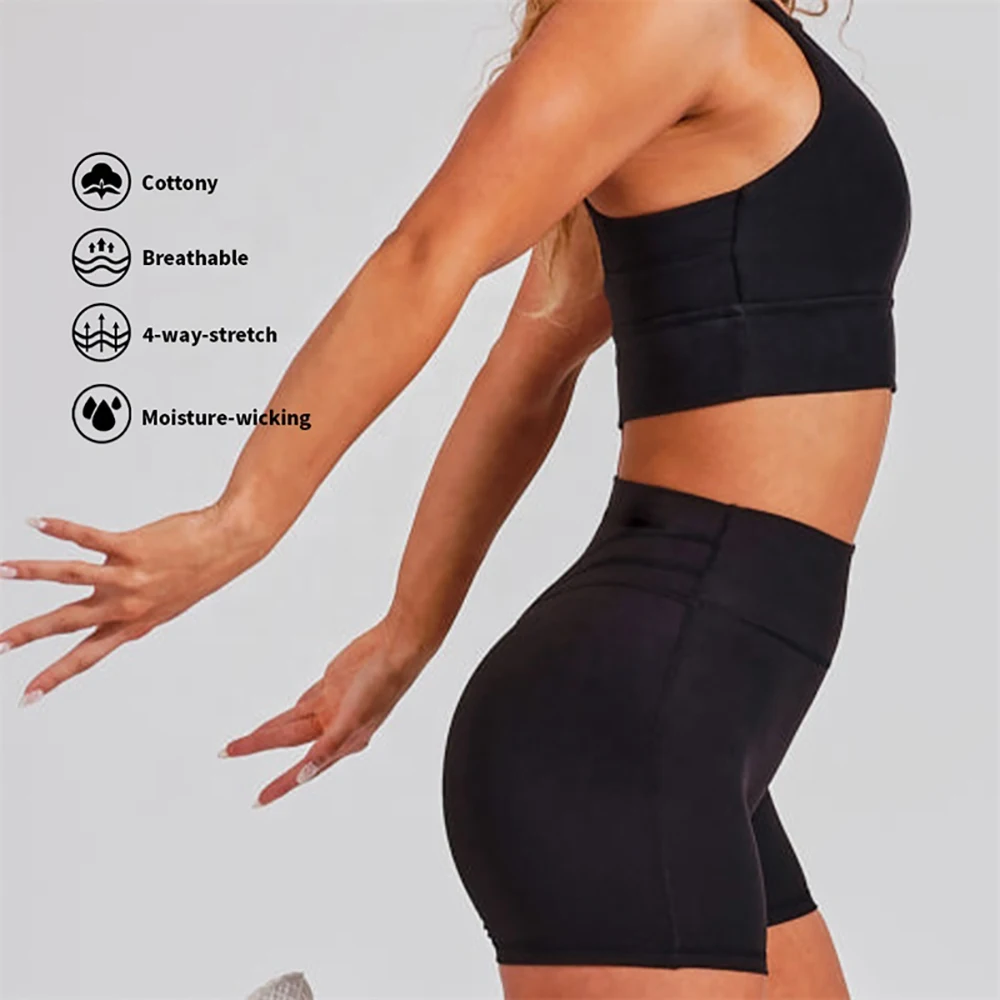 Custom High Waist Butt Lift Compressive V Cut Shape Running Shorts 2022 ...