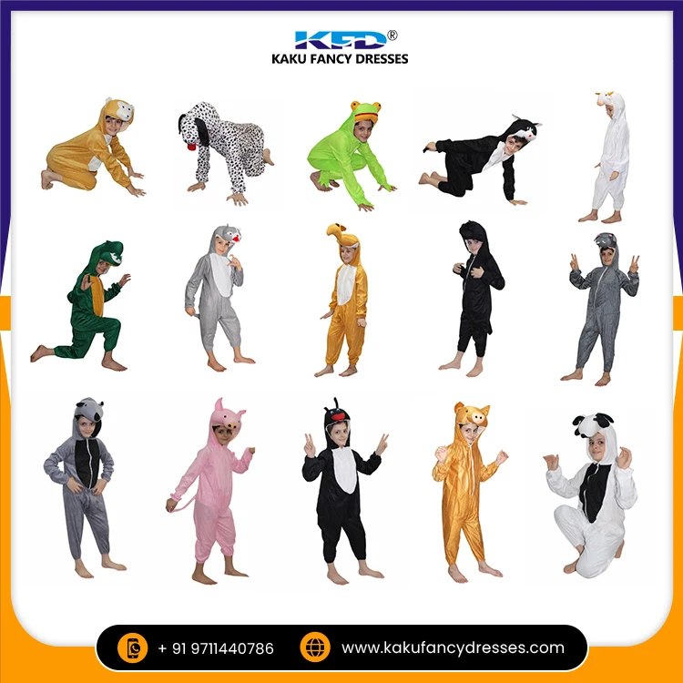 Trendy Animals Costumes Kids For Fancy Dress School Function Theme ...